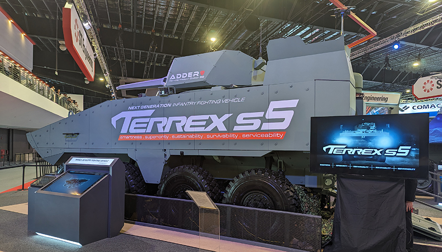 ST Engineering Unveils Hybrid-Electric Fighting Vehicle