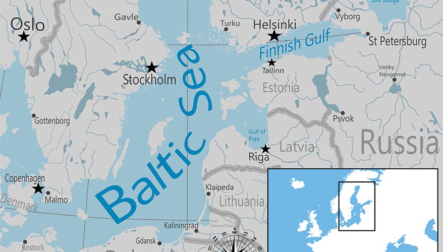 Border Of Baltic And North Sea
