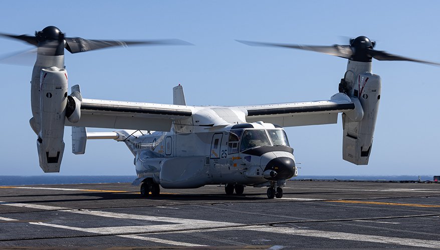 Navy Reveals Proprotor Gearbox Fix Coming for Troubled Osprey Fleet